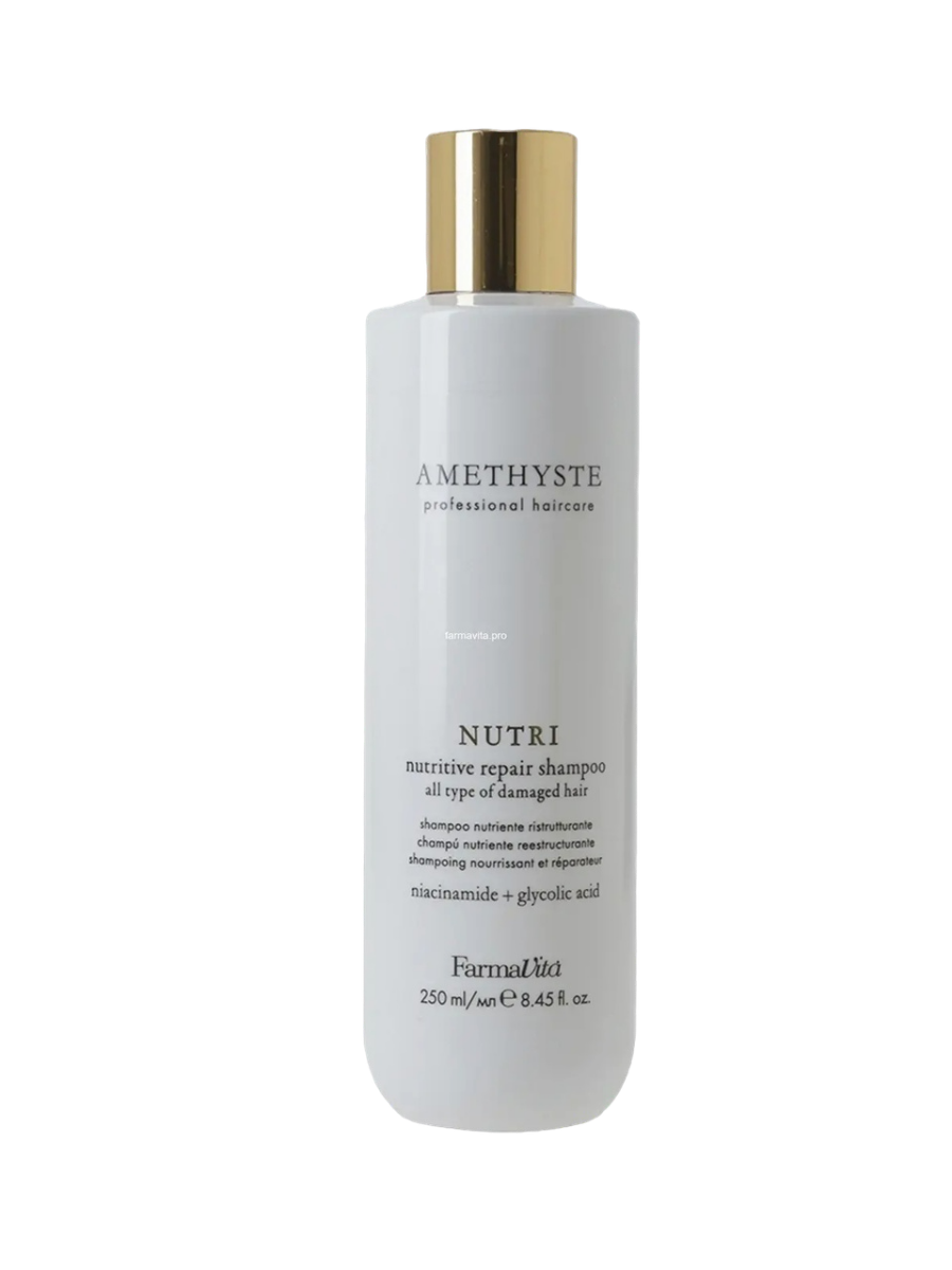 Шампунь Farmavita Amethyste Professional Nutritive Repair Питательный восстанавливающий для поврежденных волос, 250 мл