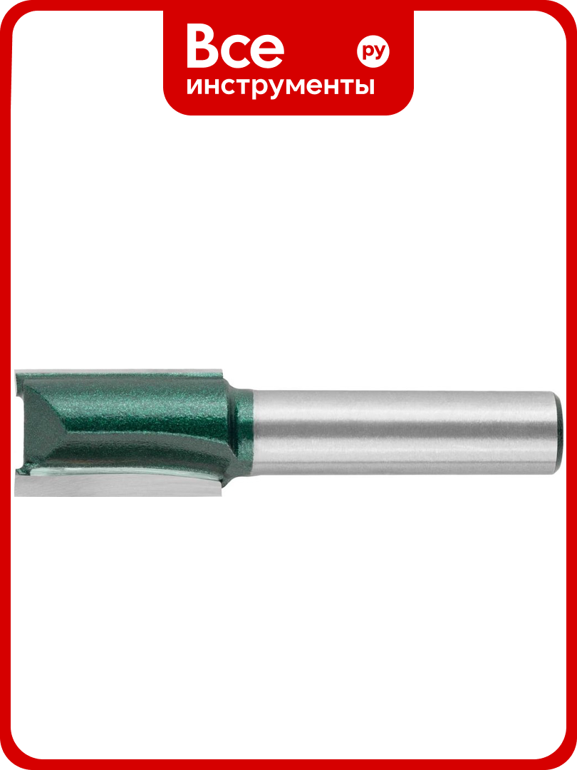 Фреза пазовая прямая с двойным лезвием 10x25x55 мм FIT 3601-082510