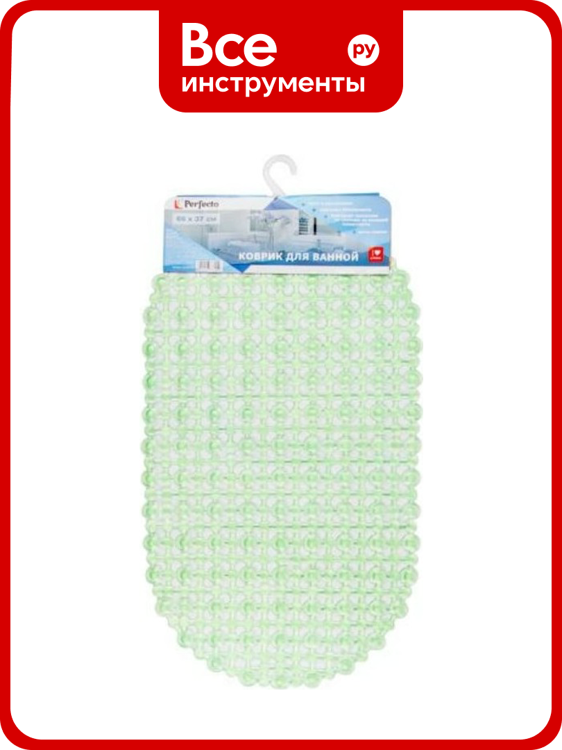 Коврик для ванной комнаты PERFECTO LINEA антискользящий 66x37 22-683701