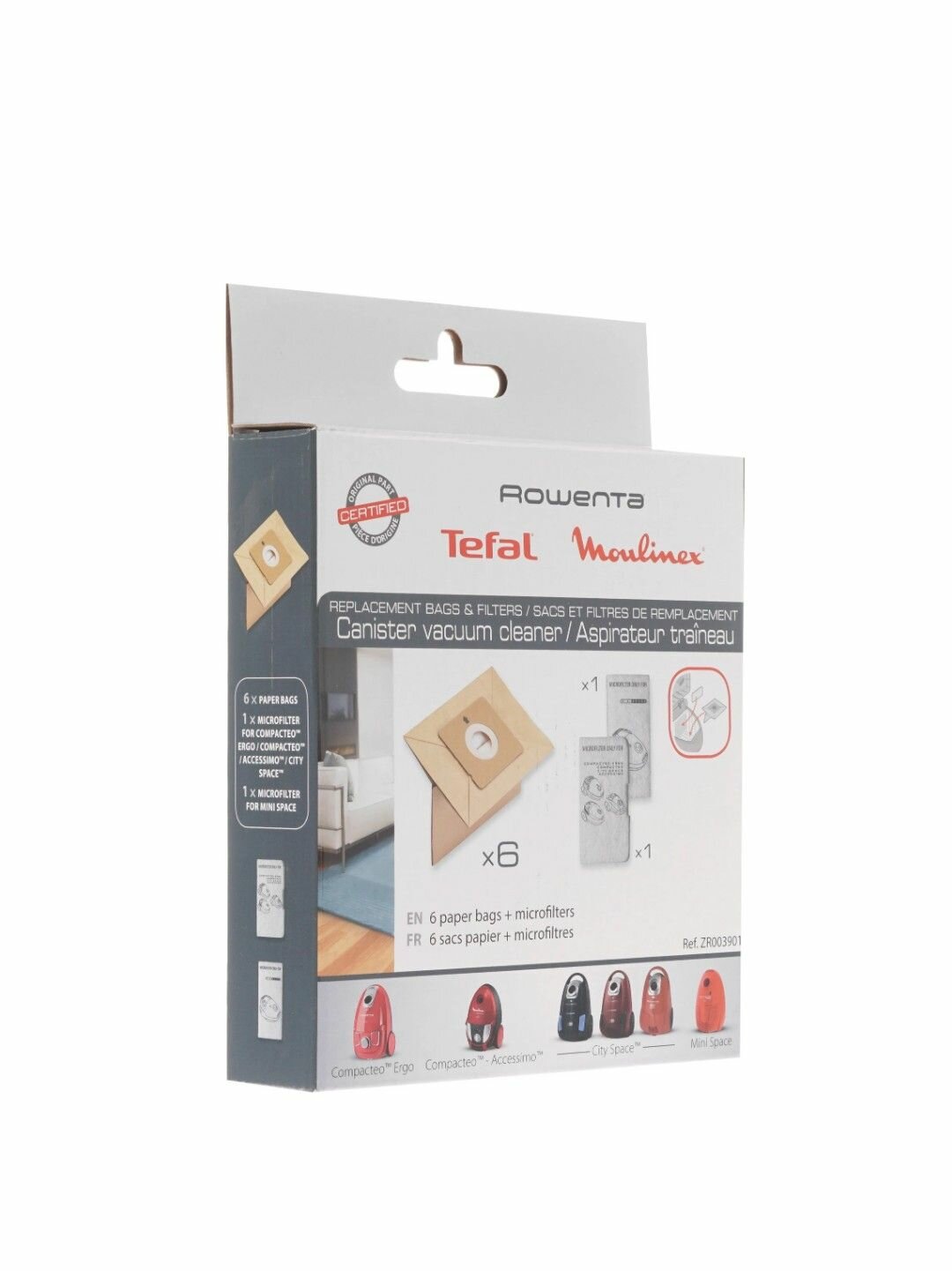 Мешки для пылесоса Tefal ZR003901