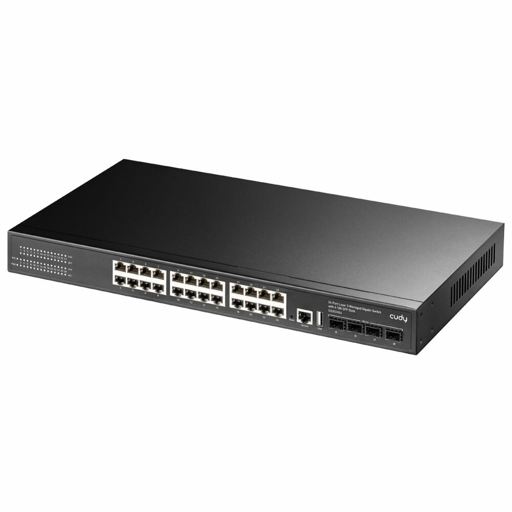 Коммутатор Cudy GS5024S4 (L3) 24x1 Гбит/с 4SFP+ управляемый
