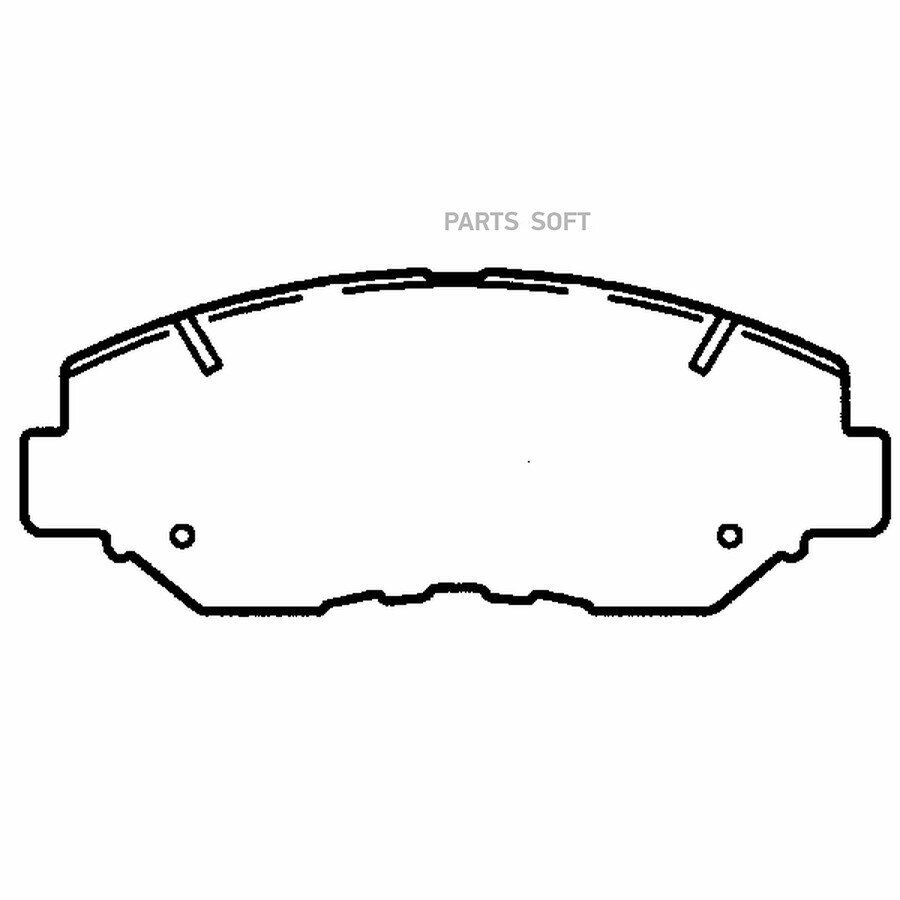 Колодки торм. перед HONDA ACCORD VIII 02.03-06.08 HONDA CR-V II (RD4/5/6/7) 03.0 от официального дистрибьютора, FRICTION MASTER, артикул ELT914