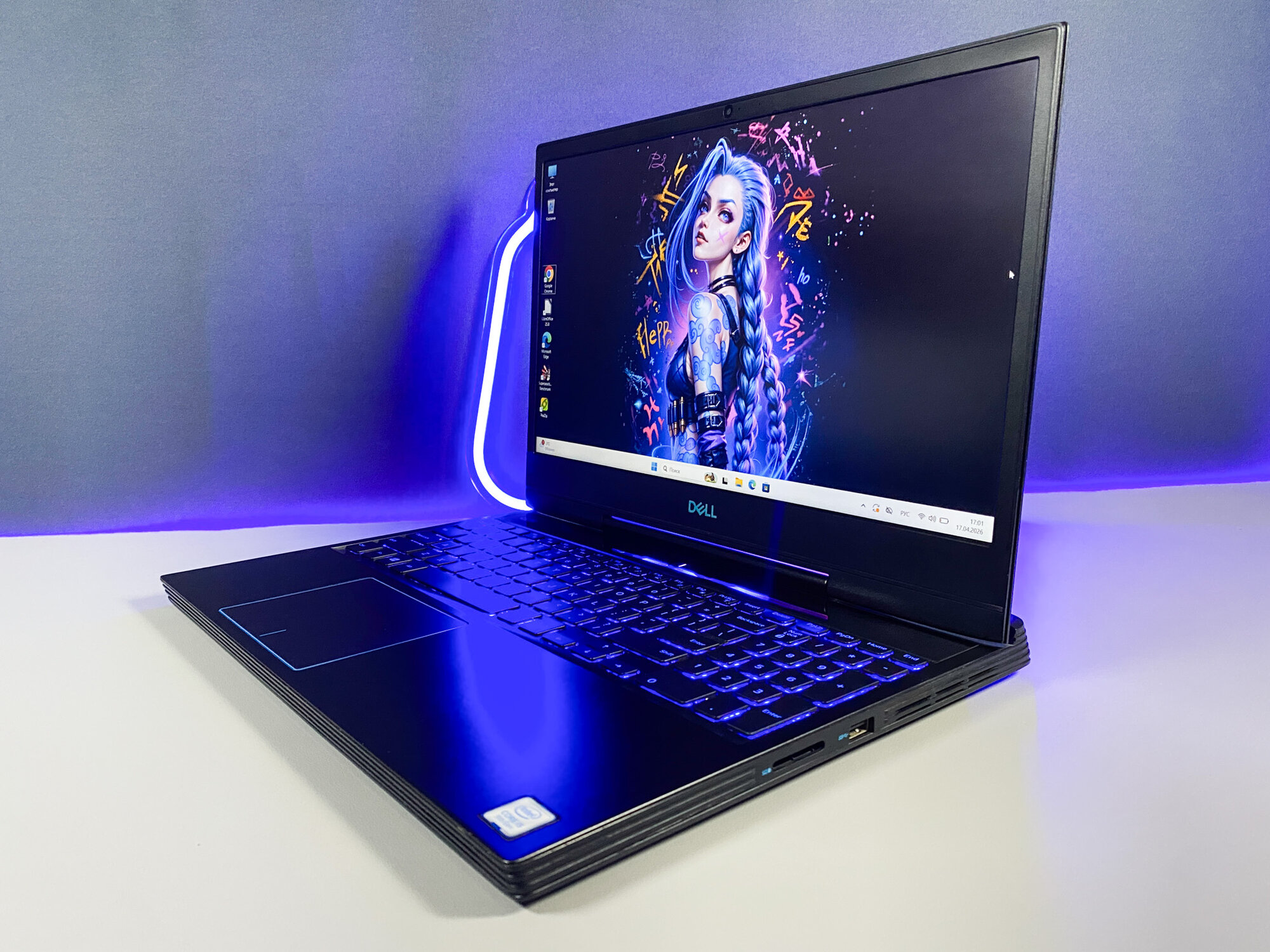 Ноутбук Dell 15.6"/Intel Core i5-9300H 4/8*2.40-4.10GHz/GTX 1650/16Gb/SSD256Gb+HDD1Tb
