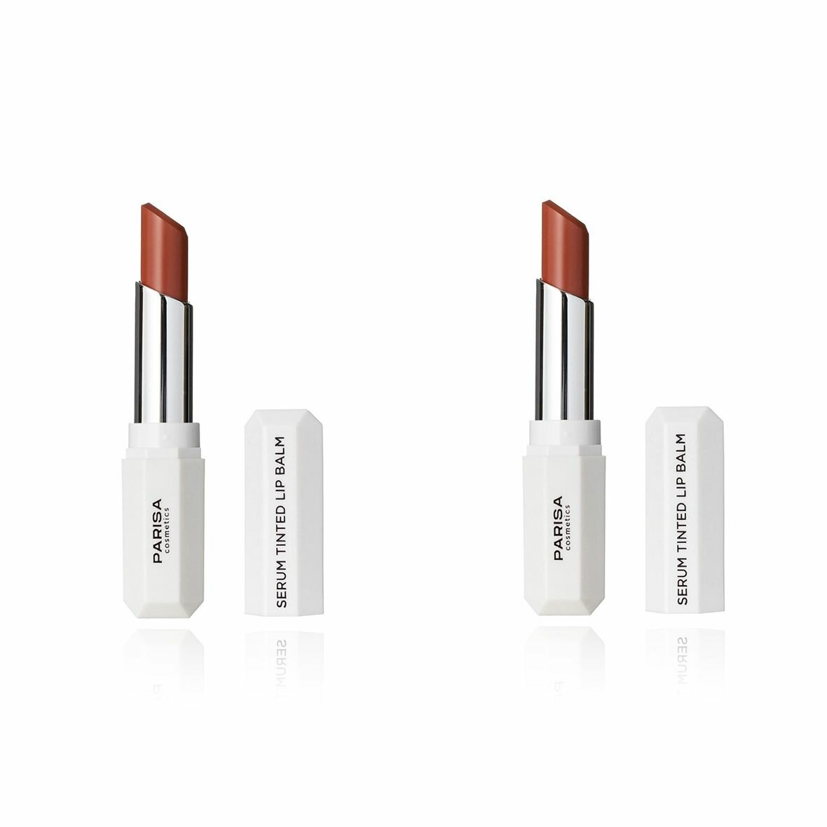 Parisa Cosmetics Бальзам для губ оттеночный, тон 04 Toast of New York, 2 шт