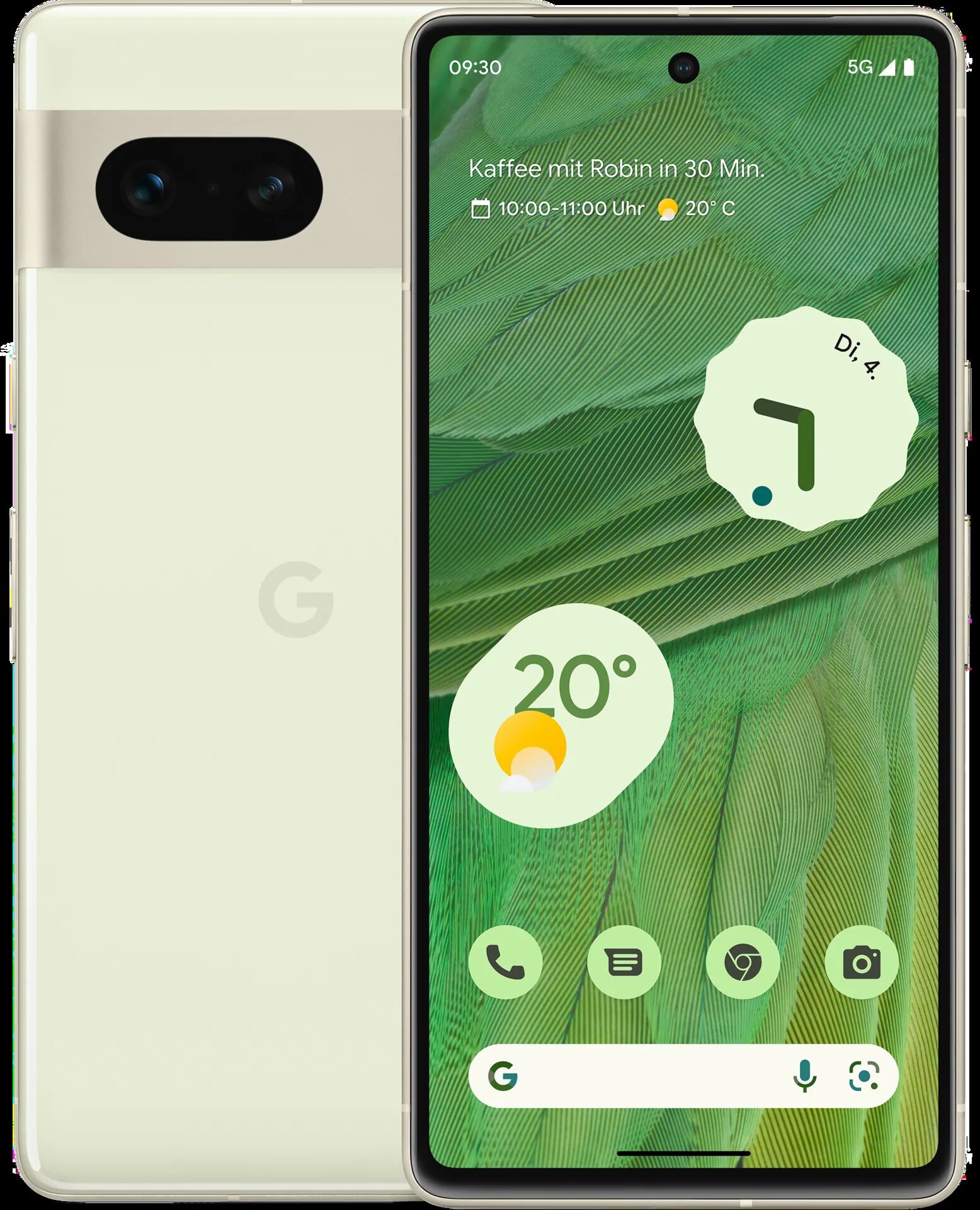 Смартфон Google Pixel 7 8/128 ГБ US, lemongrass (желто-зелёный)