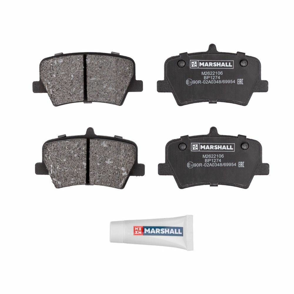 Торм. колодки дисковые задн. Geely Monjaro 22- Tugella 20- Volvo XC40 17 Geely Monjaro 22- Tugella 20- Volvo XC40 17- Marshall M2622106