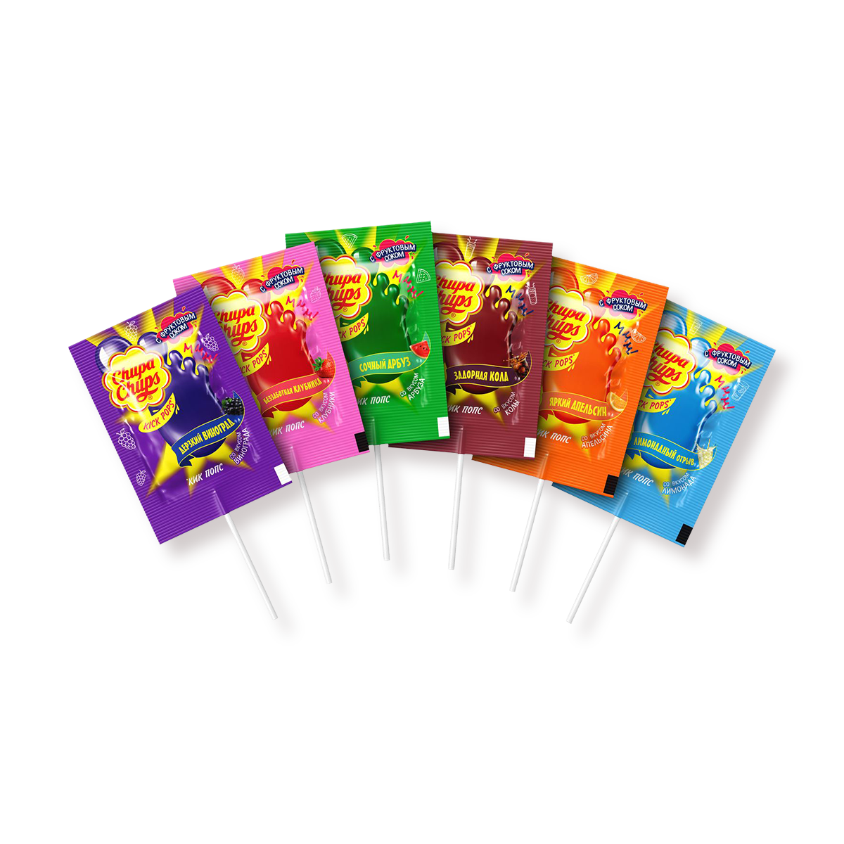 Карамель Chupa Chups Kick Pops