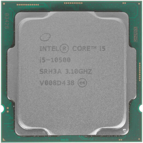 Процессор Intel Core i5-10500 OEM (CM8070104290511) - LGA 1200, 6 x 3.1 ГГц, L2 - 1.5 МБ, L3 - 12 МБ, 2хDDR4-2666 МГц, Intel UHD Graphics 630, TDP 65 Вт