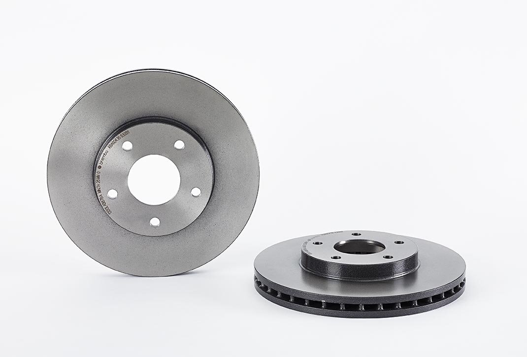 Диск тормозной вентилируемый передний BREMBO (09.9368.11) Prime UV Coated