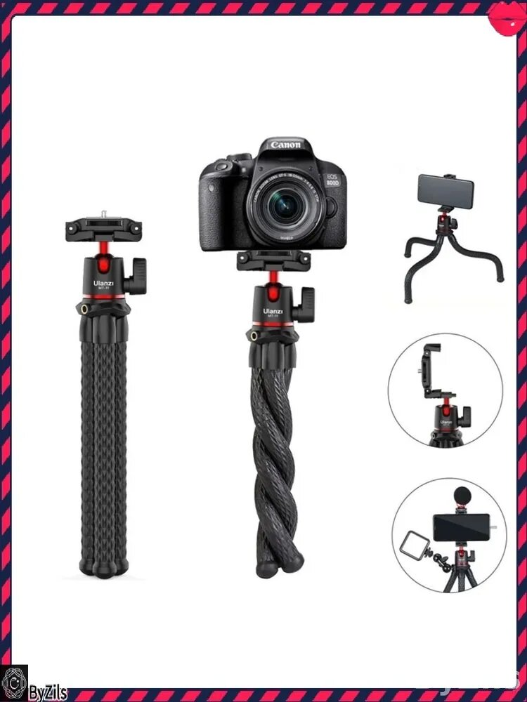 Ulanzi MT-11 with Remote Штатив Octopus Для Телефона DSLR Камеры Vlog Портативный Дизайн 2 В 1