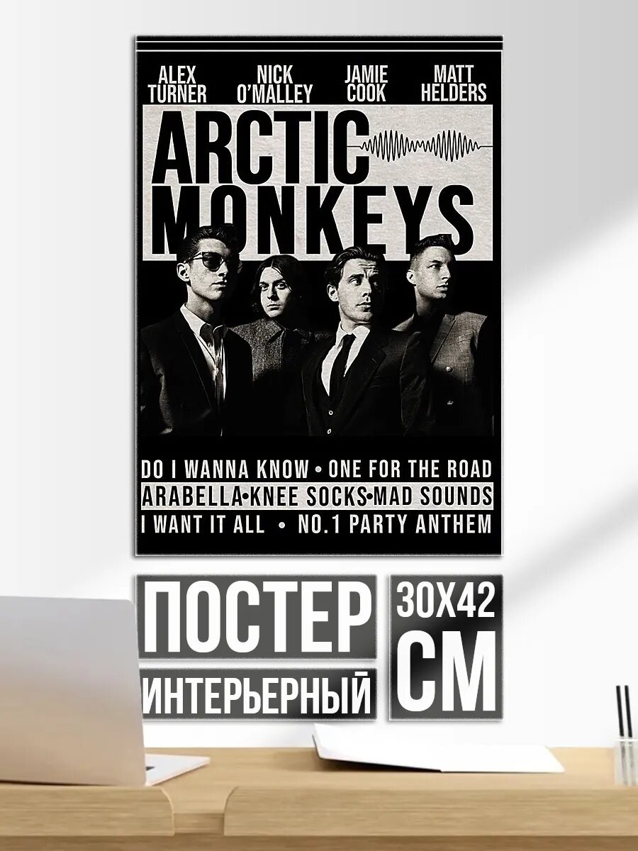 Плакат постер Arctic Monkeys