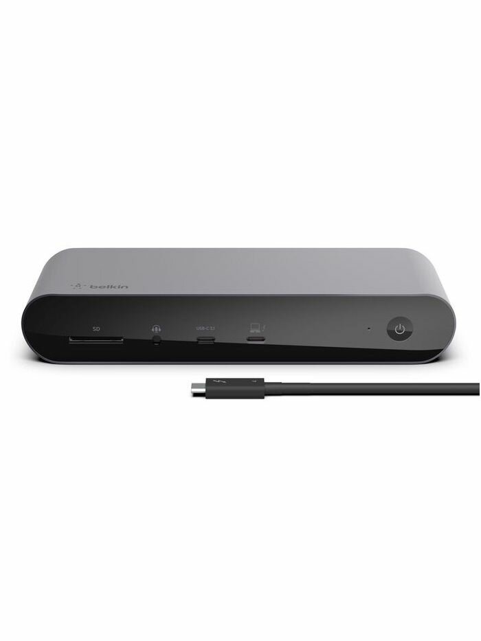 Зарядная станция Belkin Connect PRO 12-in-1 Thunderbolt 4 Docking Station. Цвет: серый космос
