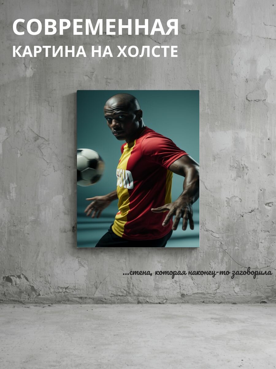 Картина на холсте Спорт/портрет 40x60 см