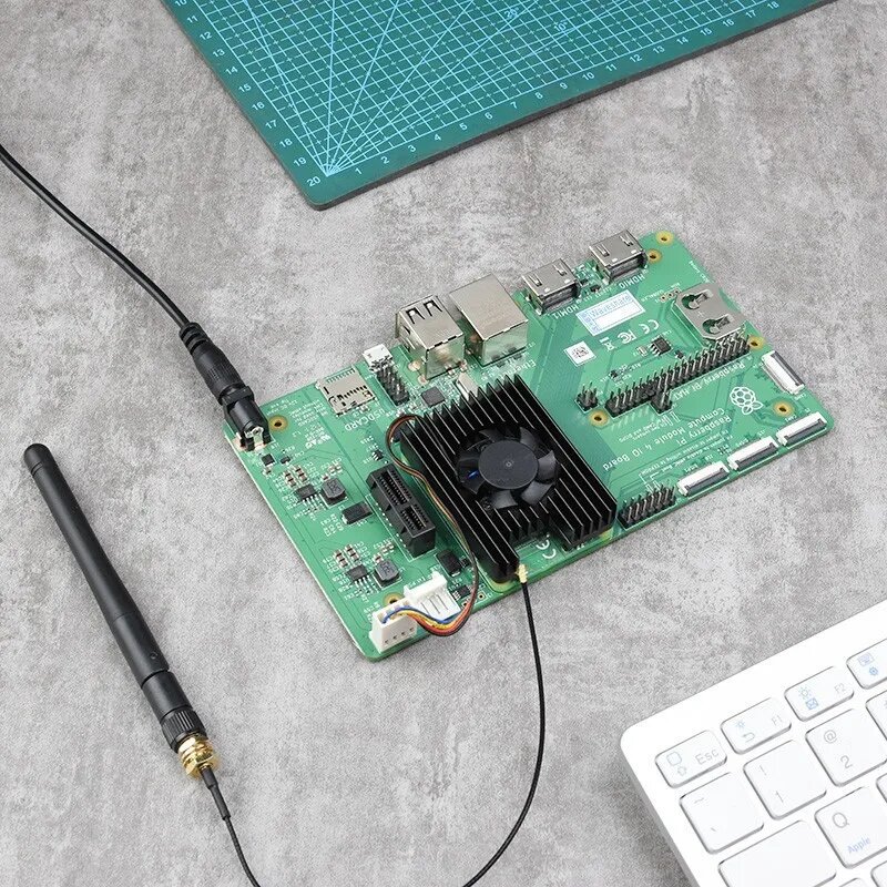 Raspberry Pi CM4 радиатор с вентилятором — фото 1