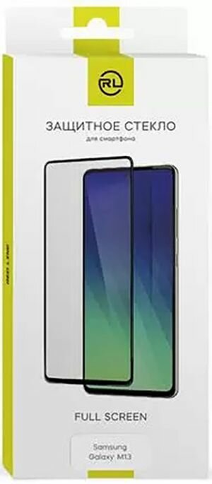Защитное стекло Red Line Full Screen для Samsung Galaxy M13 Black
