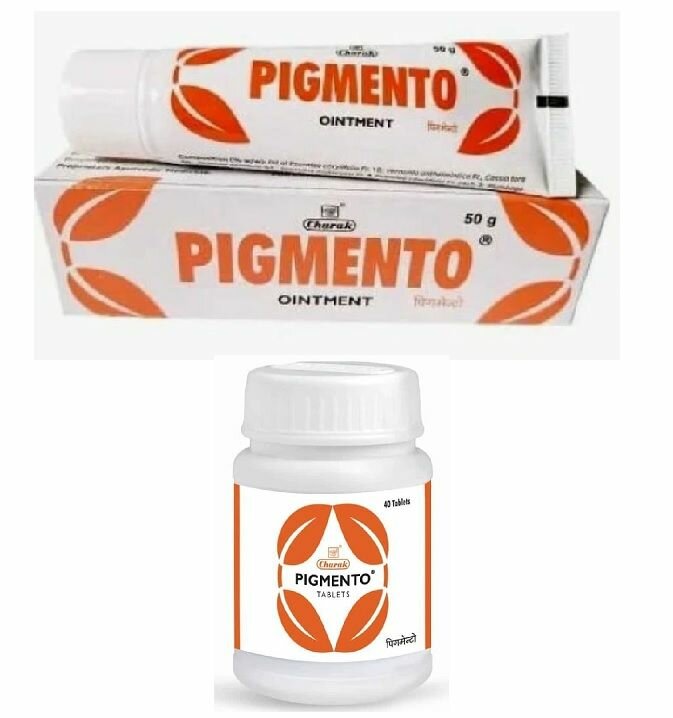 Набор от пигментации Пигменто Чарак, Pigmento Charak - 50 гр. мазь и 60 таб.