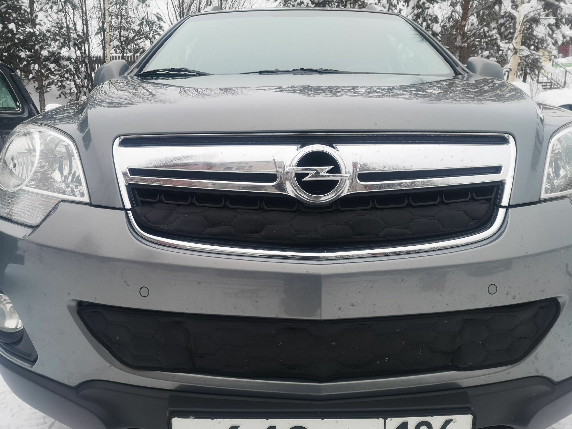 Утеплитель радиатора Экономия топлива Opel Antara (2010-2017) I Рестайлинг Опель Антара