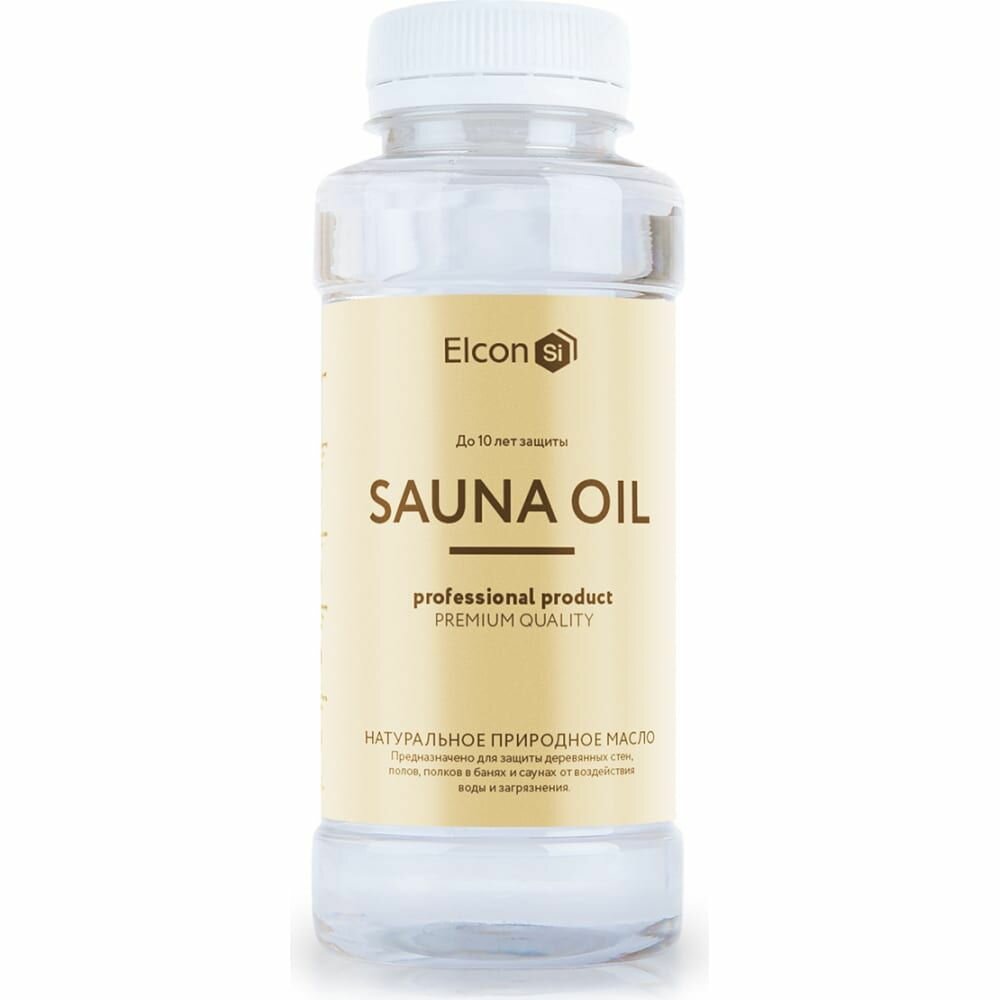 Масло для обработки дерева Elcon Sauna Oil 0,25 л 00-00002954