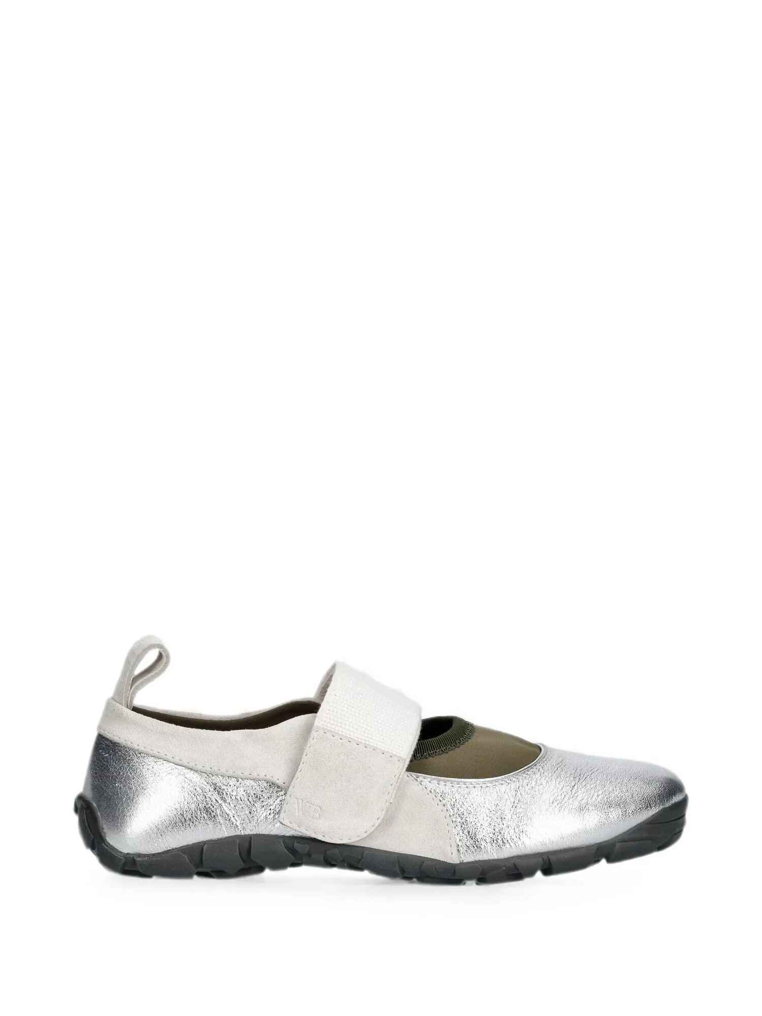 Балетки Metallic touch-strap ballet flats