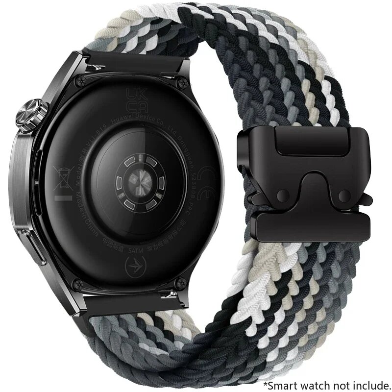 Ремешок Amazfit T-Rex 3 Pro черный нейлоновый 20/22 мм