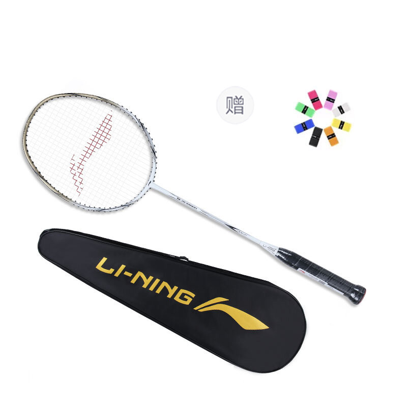 Ракетка для бадминтона унисекс Li Ning Deep Iron AYPR269-1, Full Carbon, контроль, универсальная, 675 мм