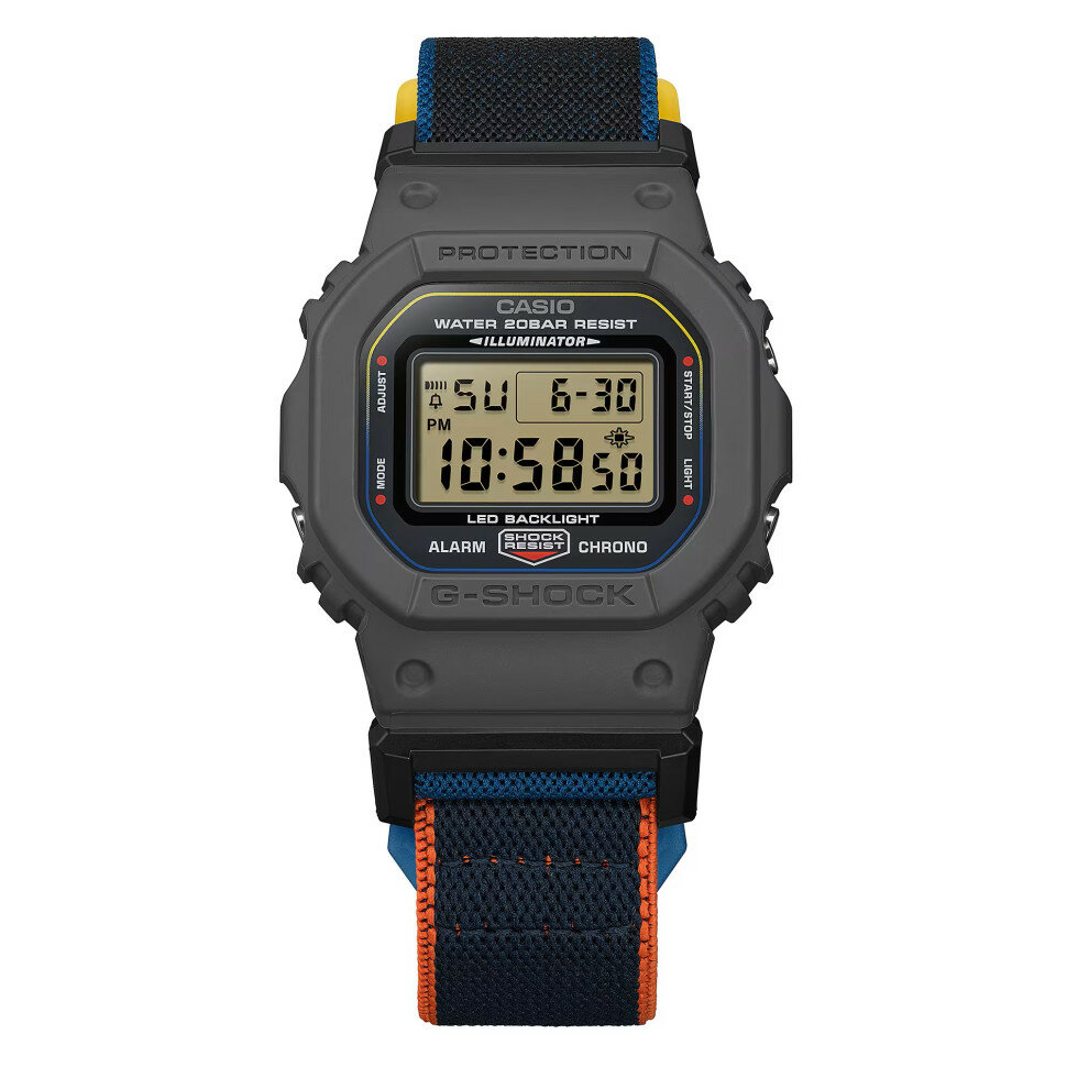 Наручные часы CASIO G-Shock, оранжевый, серый — фото 1