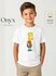 Футболка ONYX PRINTS, размер 134, белый