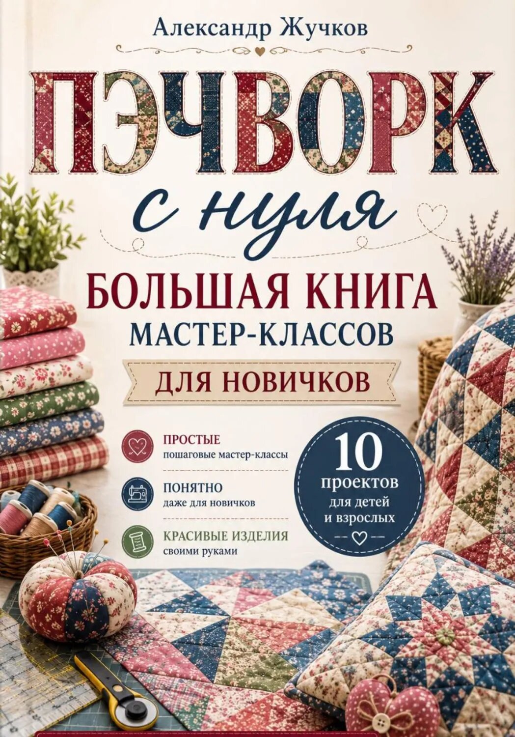 Пэчворк с нуля. Большая книга мастер-классов для новичков [Цифровая книга]