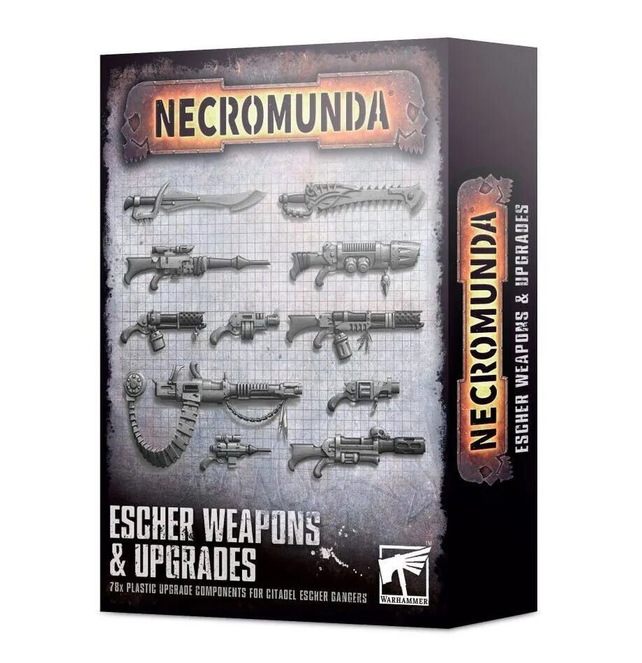 Warhammer 40000 миниатюры - NECROMUNDA: ESCHER WEAPONS & UPGRADES