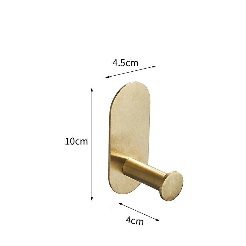 Крючок для полотенец FVJVYE серебристого цвета из нержавеющей стали 2pcs, type 3