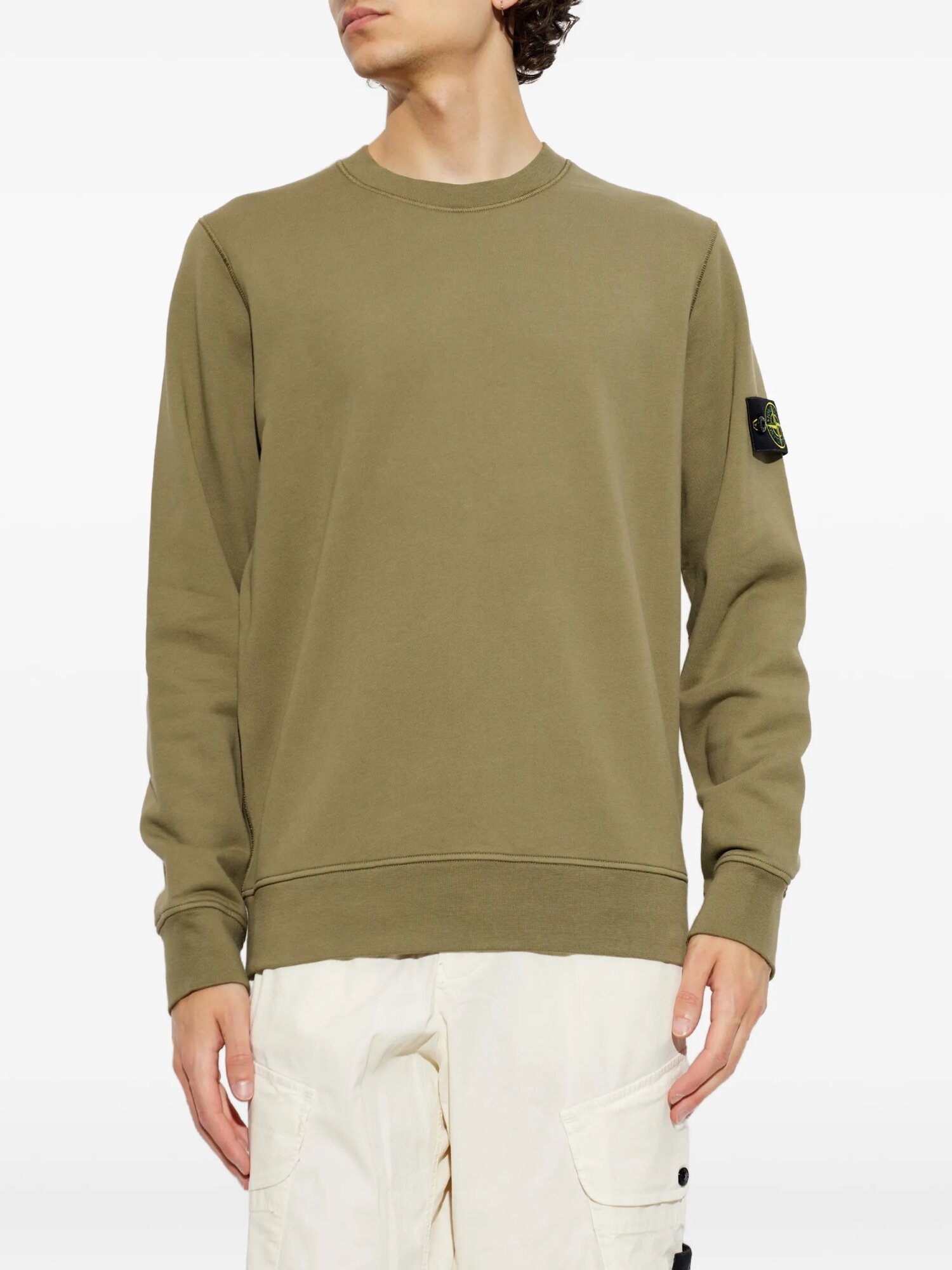 Свитер Stone Island Logo-patch sweater, размер 2XL — фото 1