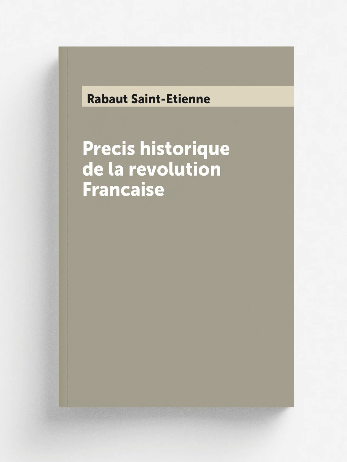 Precis historique de la revolution Francaise