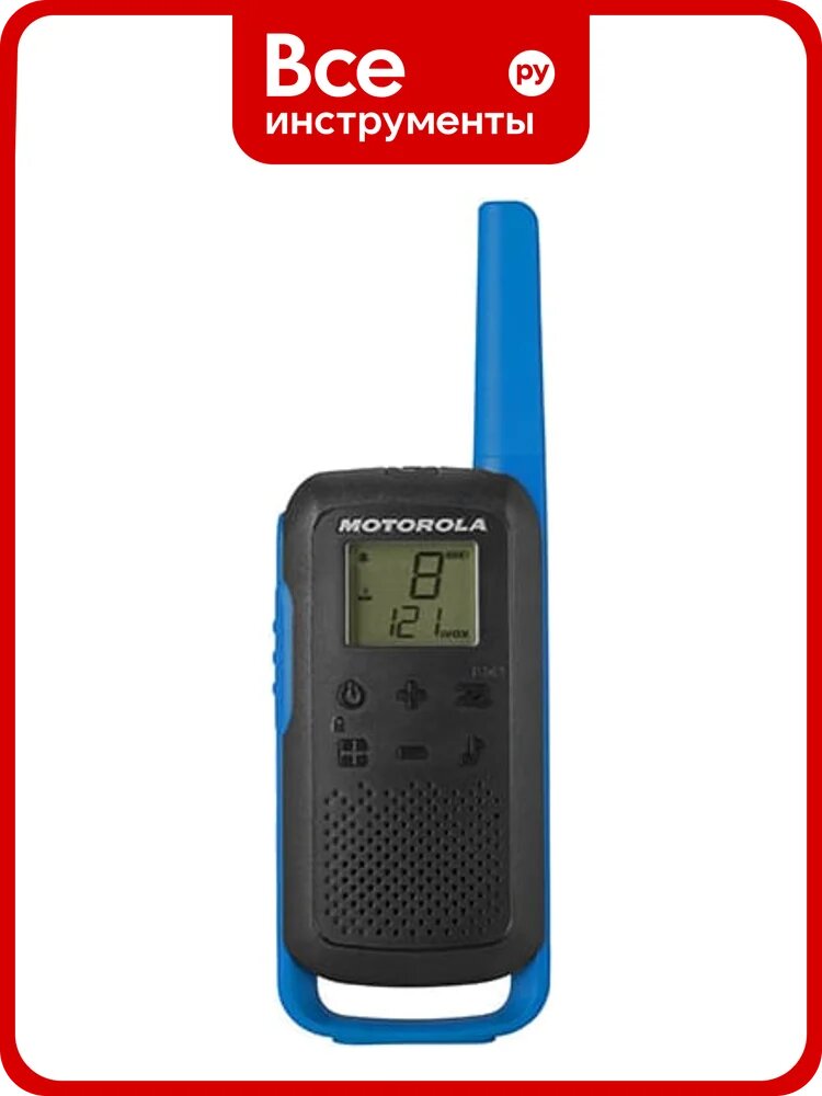 Комплект из двух радиостанций Motorola Talkabout T62 BLUE B6P00811LDRMAW