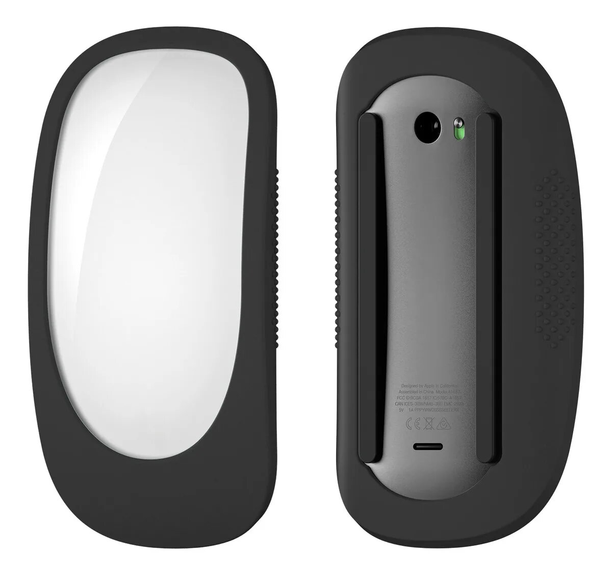 Силиконовый чехол для Apple Magic Mouse 2/1 Черный, Black