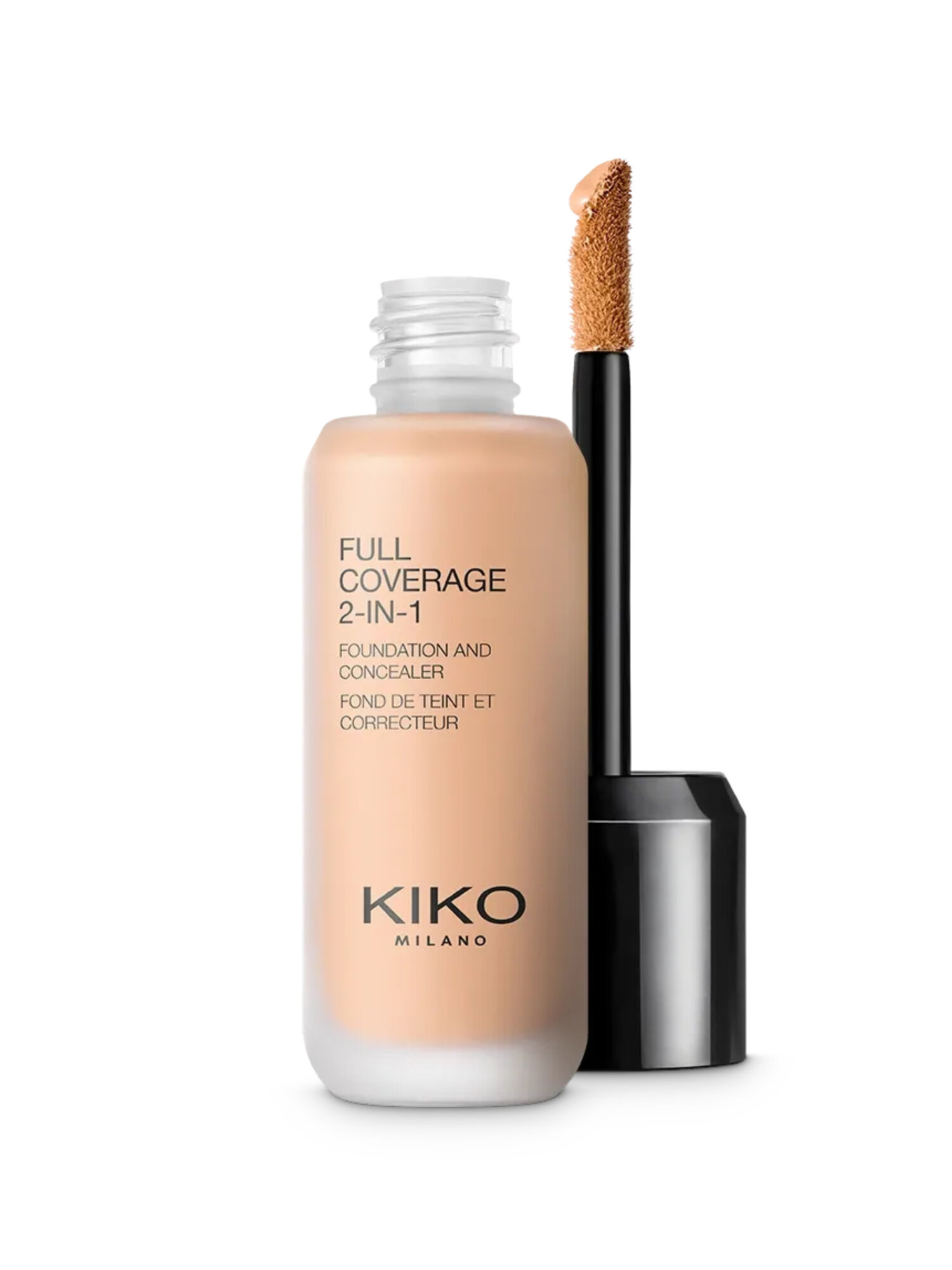 KIKO MILANO Тональное средство-корректор Full Coverage 2-in-1 Foundation & Concealer (20 Cool Rose)