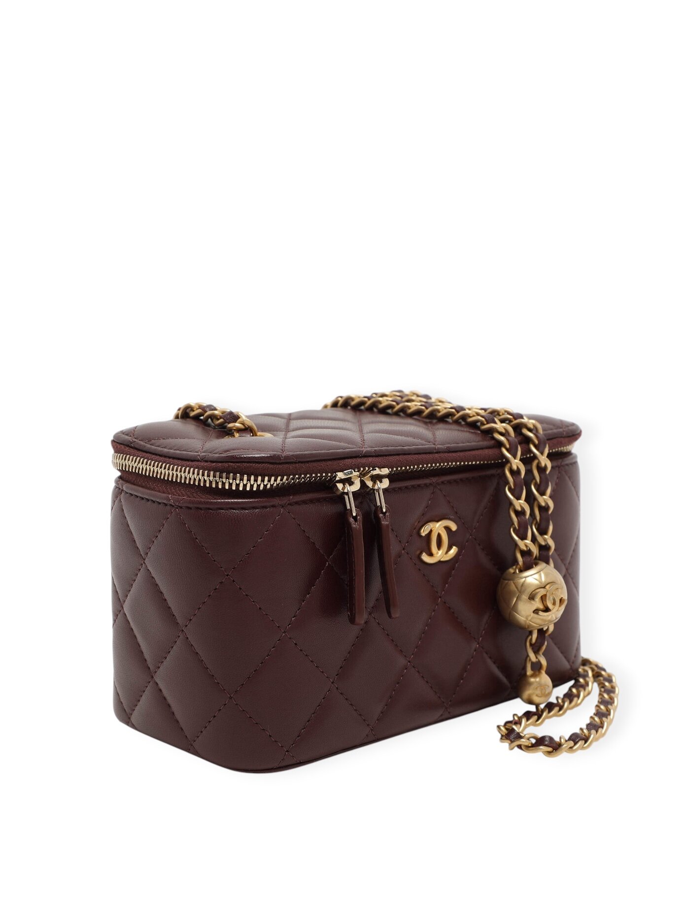 Сумка Chanel Vanity, бордовый — фото 1