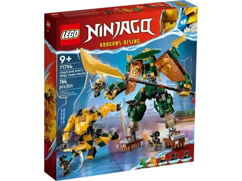 "Хочу Лего" / LEGO Ninjago 71794 - Командные роботы ниндзя Ллойда и Арин