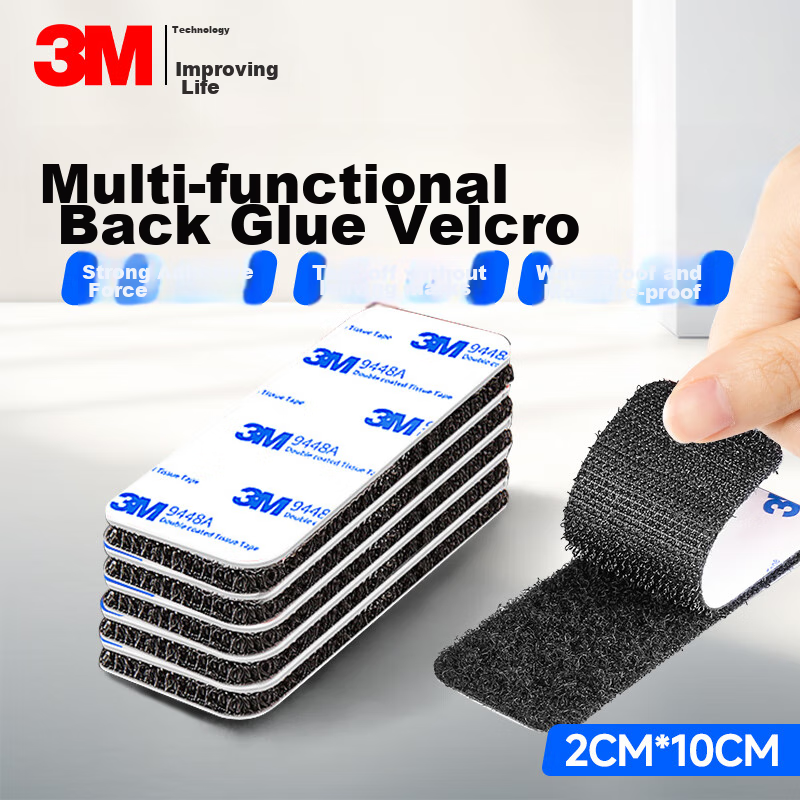 Двойная лента 3M 2см х 10см 15 пар Высокая вязкость термостойкая для дома и авто Цвет：2 см ширина * 10 см длина (15 пар)