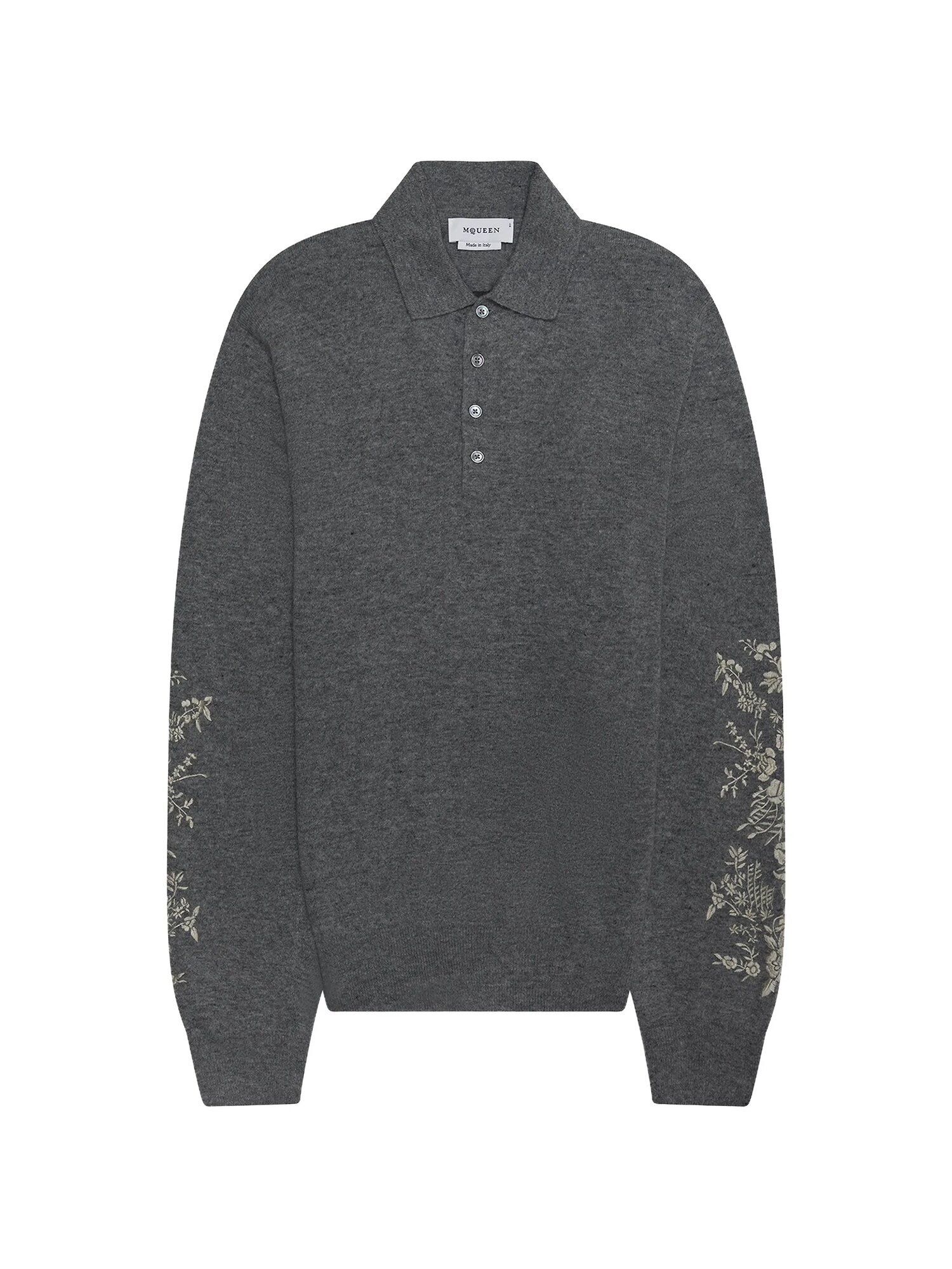 Рубашка Embroidered long-sleeve polo shirt