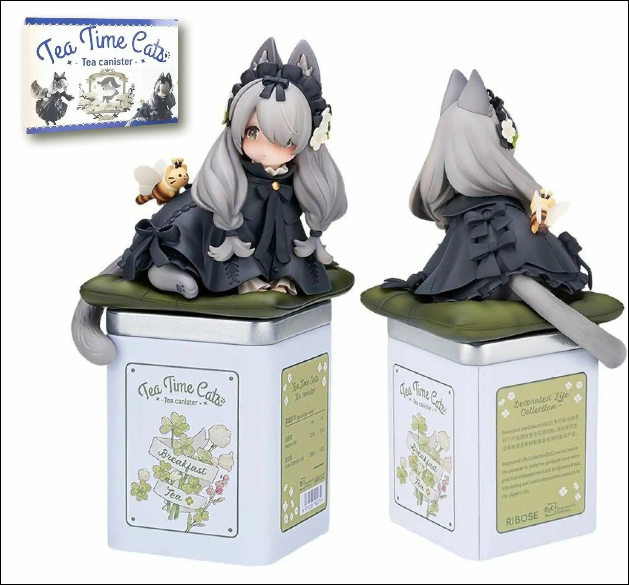 Фигурка Аниме Чайная кошечка / Tea Time Cats (15см) ver A