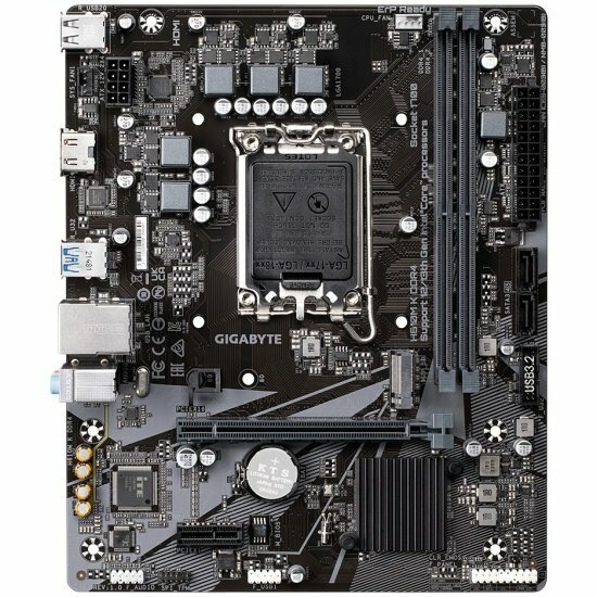 Материнская плата Gigabyte H610M K Socket 1700 mATX, оригинал