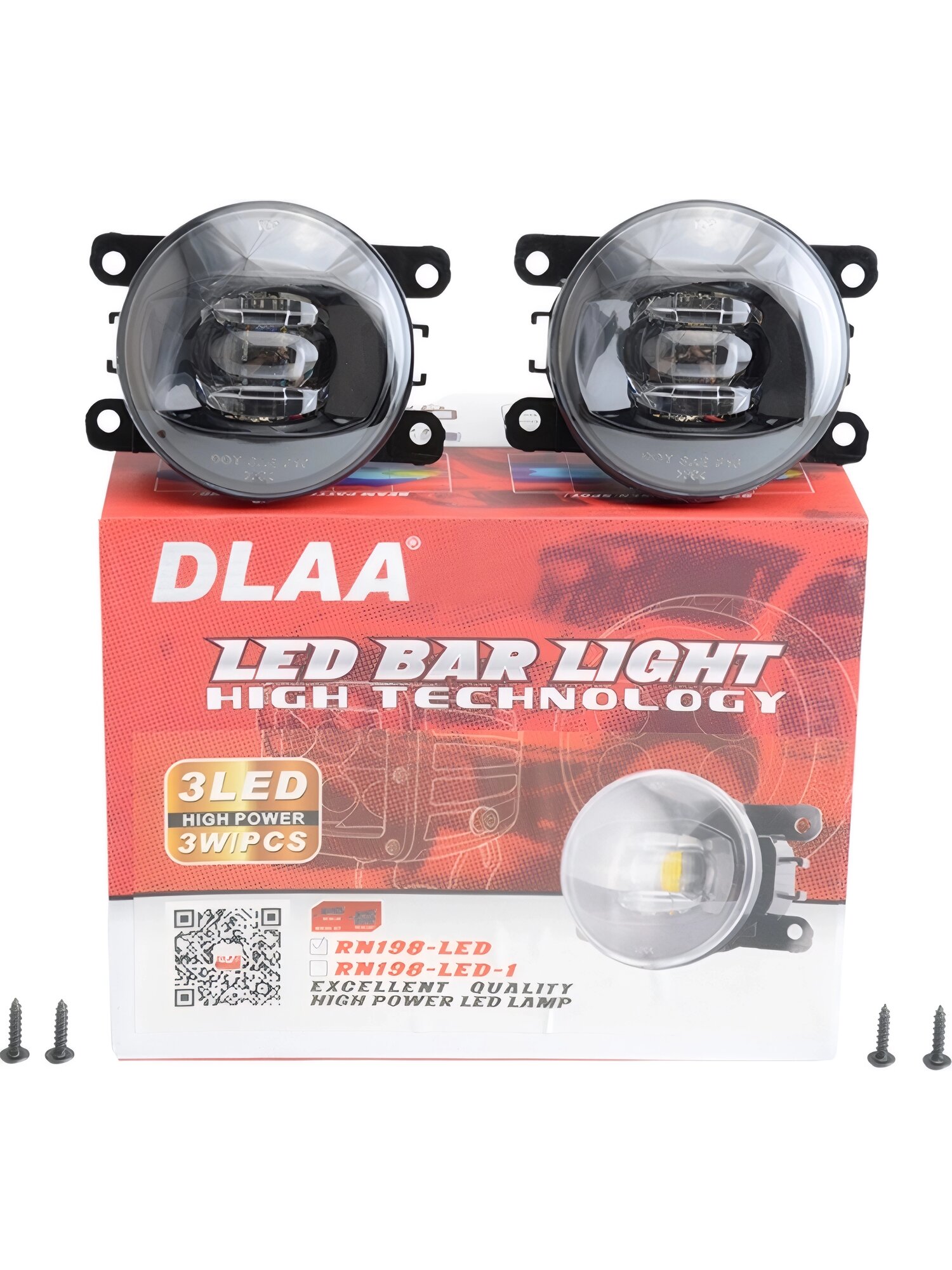 Противотуманные фары светодиодные DLAA RN-198LED 2 шт.