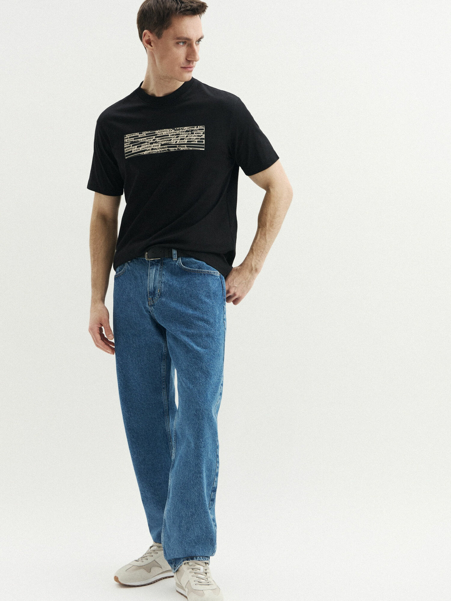 Футболка KARL LAGERFELD JEANS, 1 шт., размер L, черный — фото 1