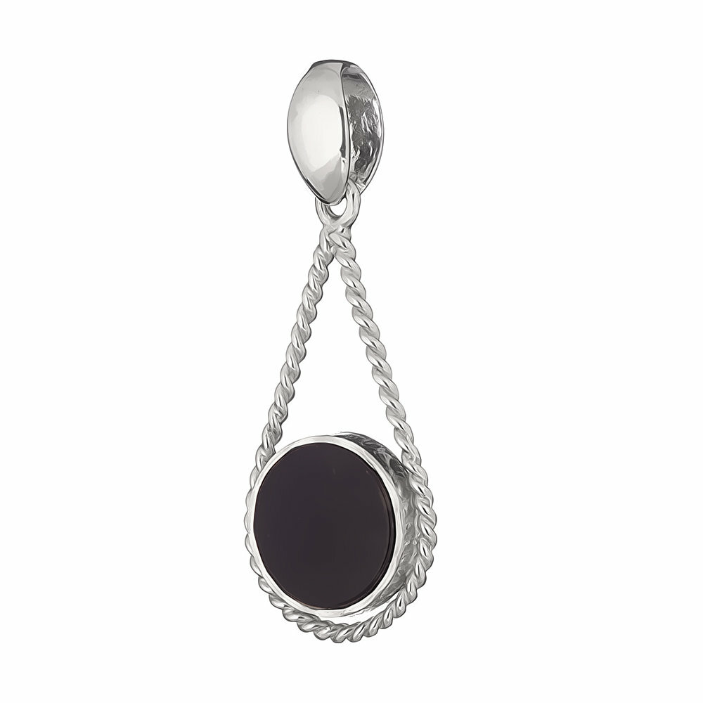 Подвеска Amberprofi, серебро, 925 проба, янтарь