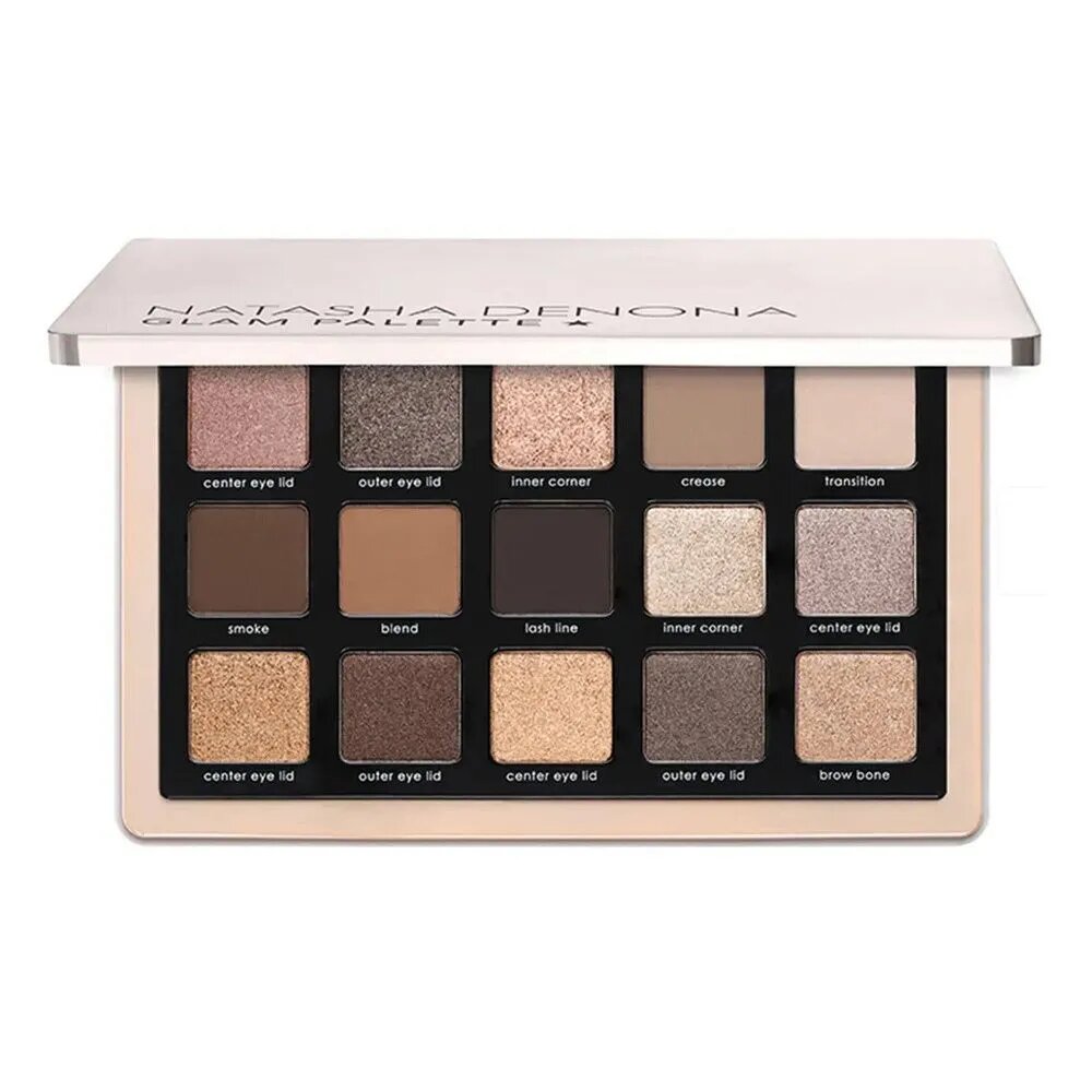 Палитра теней Natasha Denona Glam Eyeshadow Palette, 15 цветов