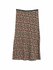 Юбка Siyu Geometric-print midi skirt, размер 44, Синий принт