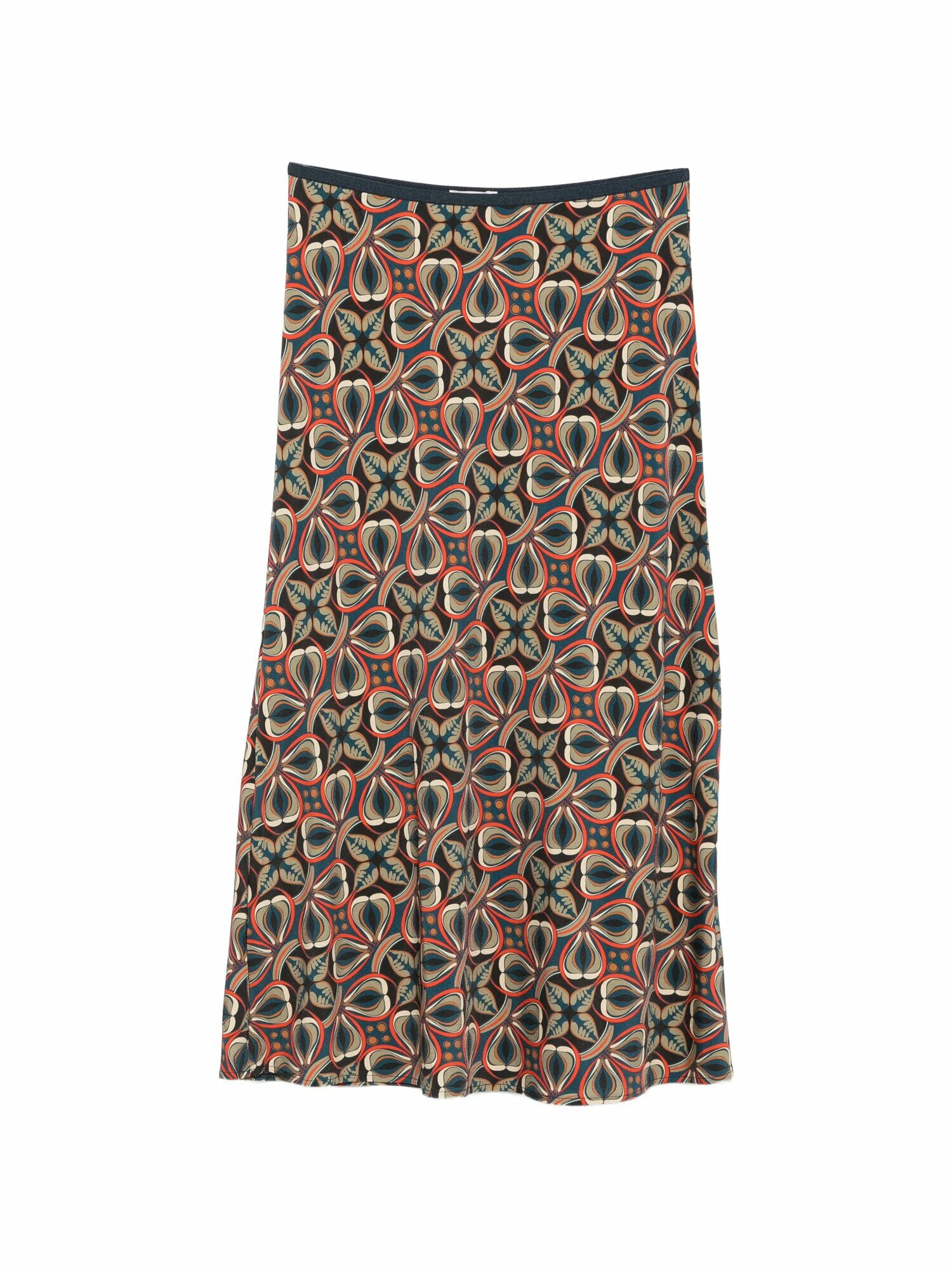 Юбка Geometric-print midi skirt