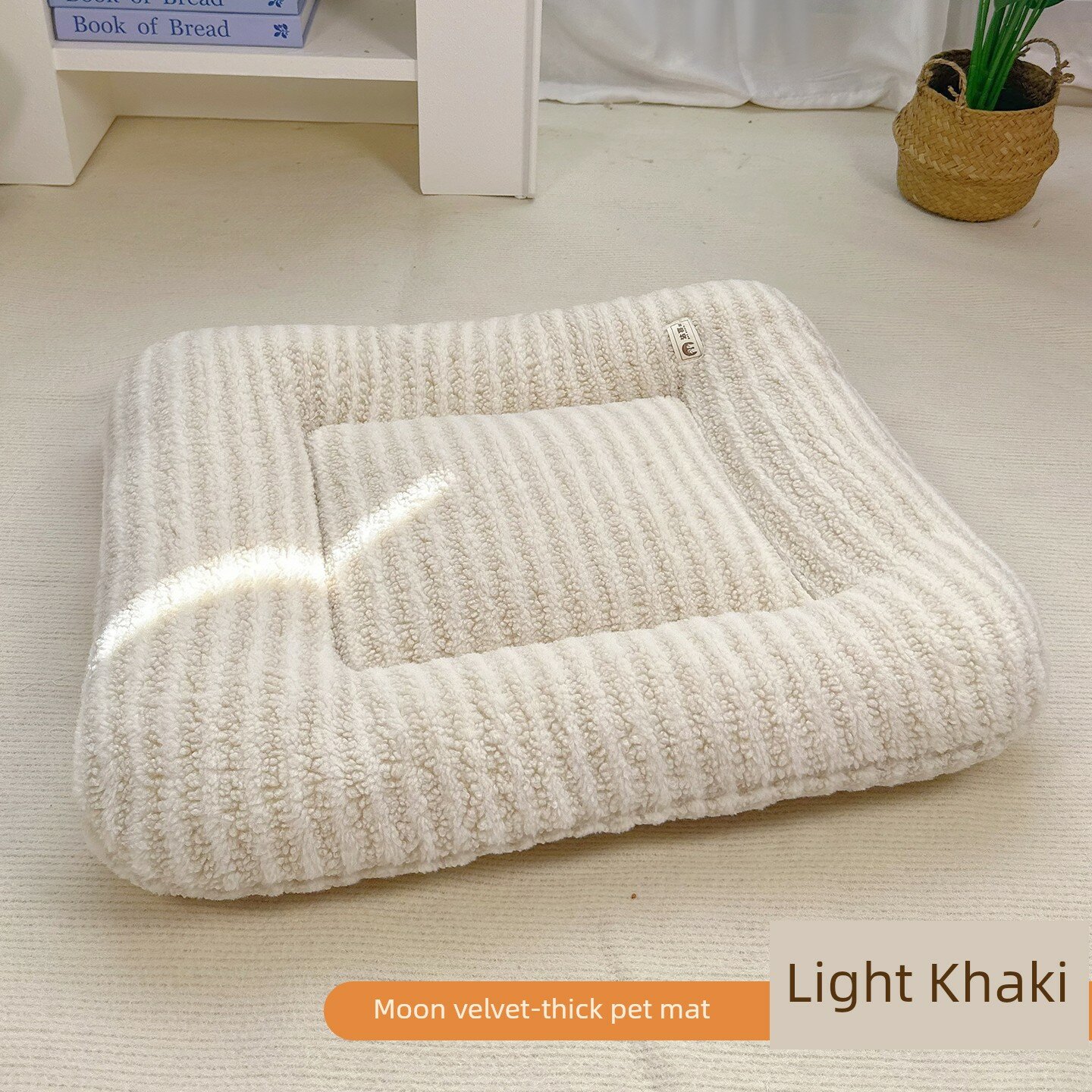 Мат из луны вельвета для кошек и собак, кахк, сверхмалый размер 40x30 см, нескользящий, теплый, зима, все сезоны