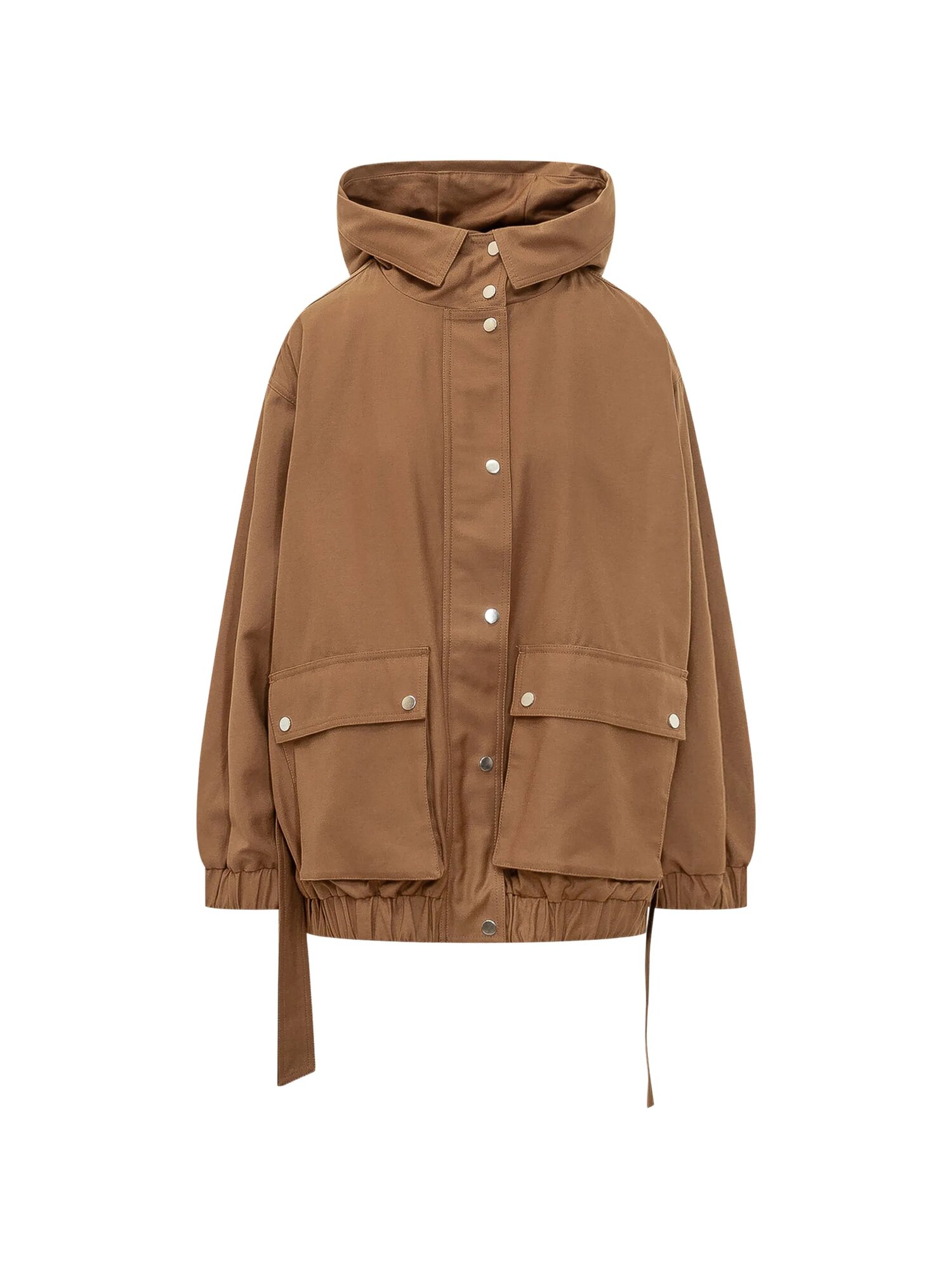 Парка Hooded waxed-cotton parka