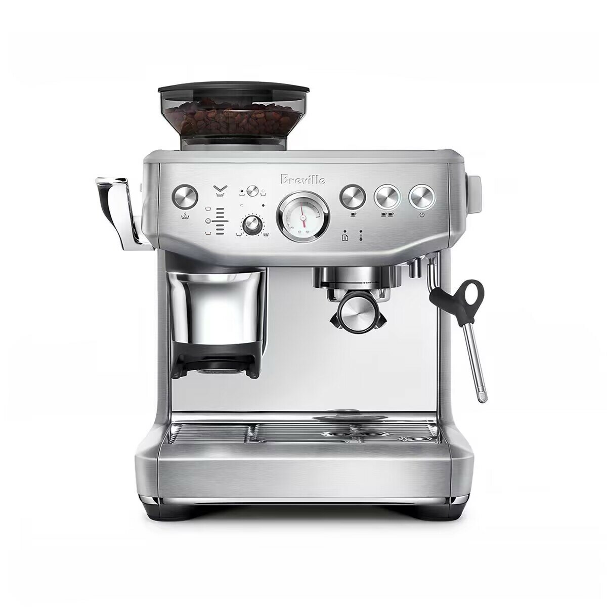 Кофемашина Breville SES876 Кофеварка рожковая Impress Express , серебристый